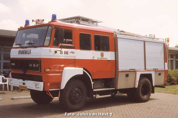 Stamkaart defbrwnl-0022: Daf FFV1800 TS 1988 (KL) | DEFENSIEBRANDWEER NL